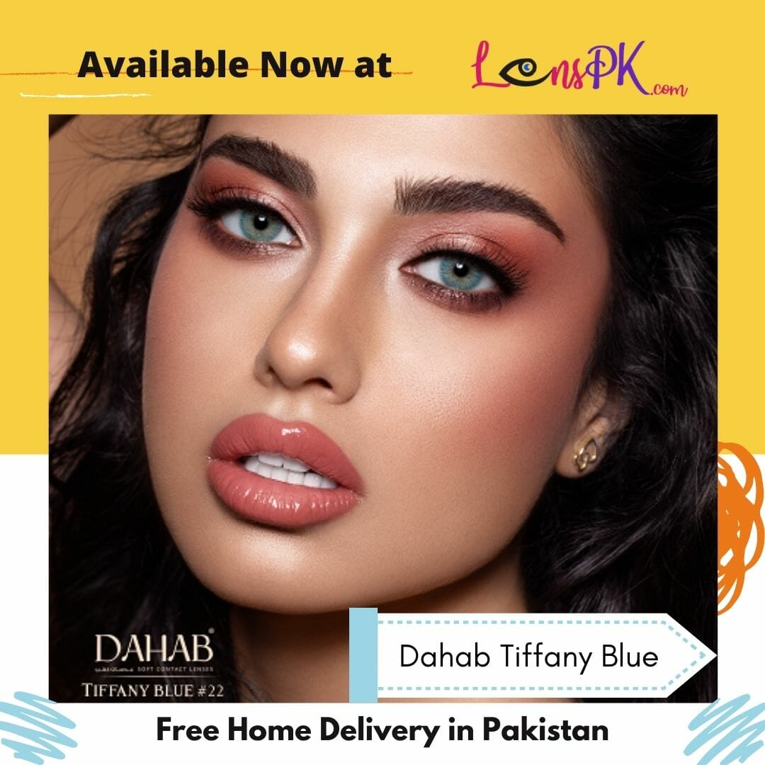 Dahab Tiffany Blue Contact Lenses | Gold Collection | Free Delivery