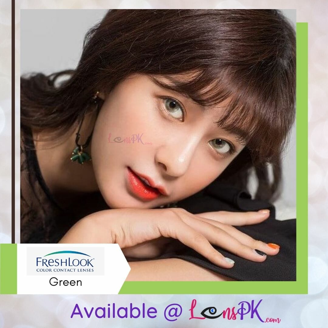 Freshlook Colorblends Green Contact Lenses in Pakistan | 100% Original